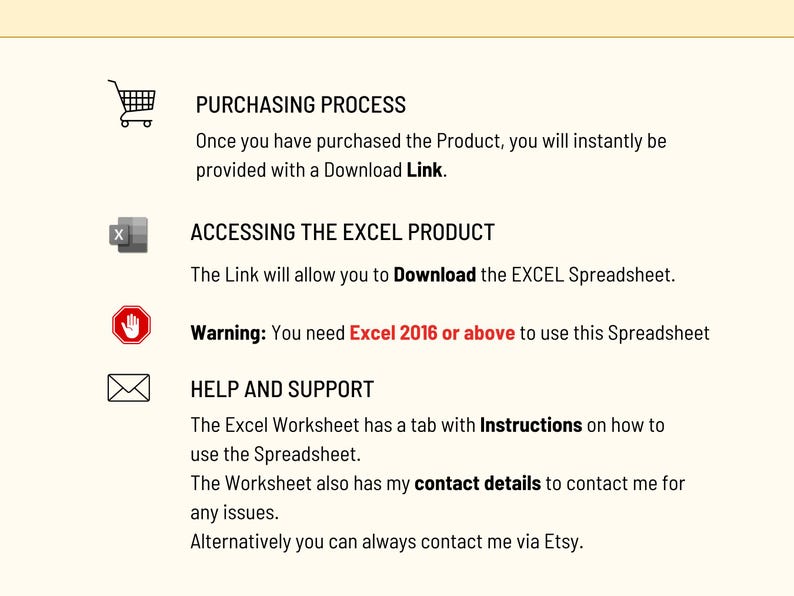 One-page Kanban Task or to Do List Board Excel Template, Download Now ...