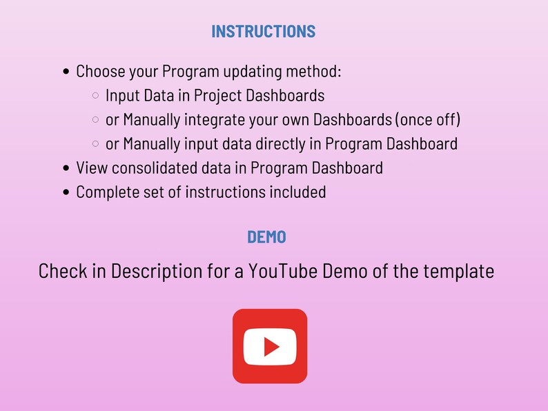 Program and Project Dashboard in Excel | All 10 Projects Consolidate in ...