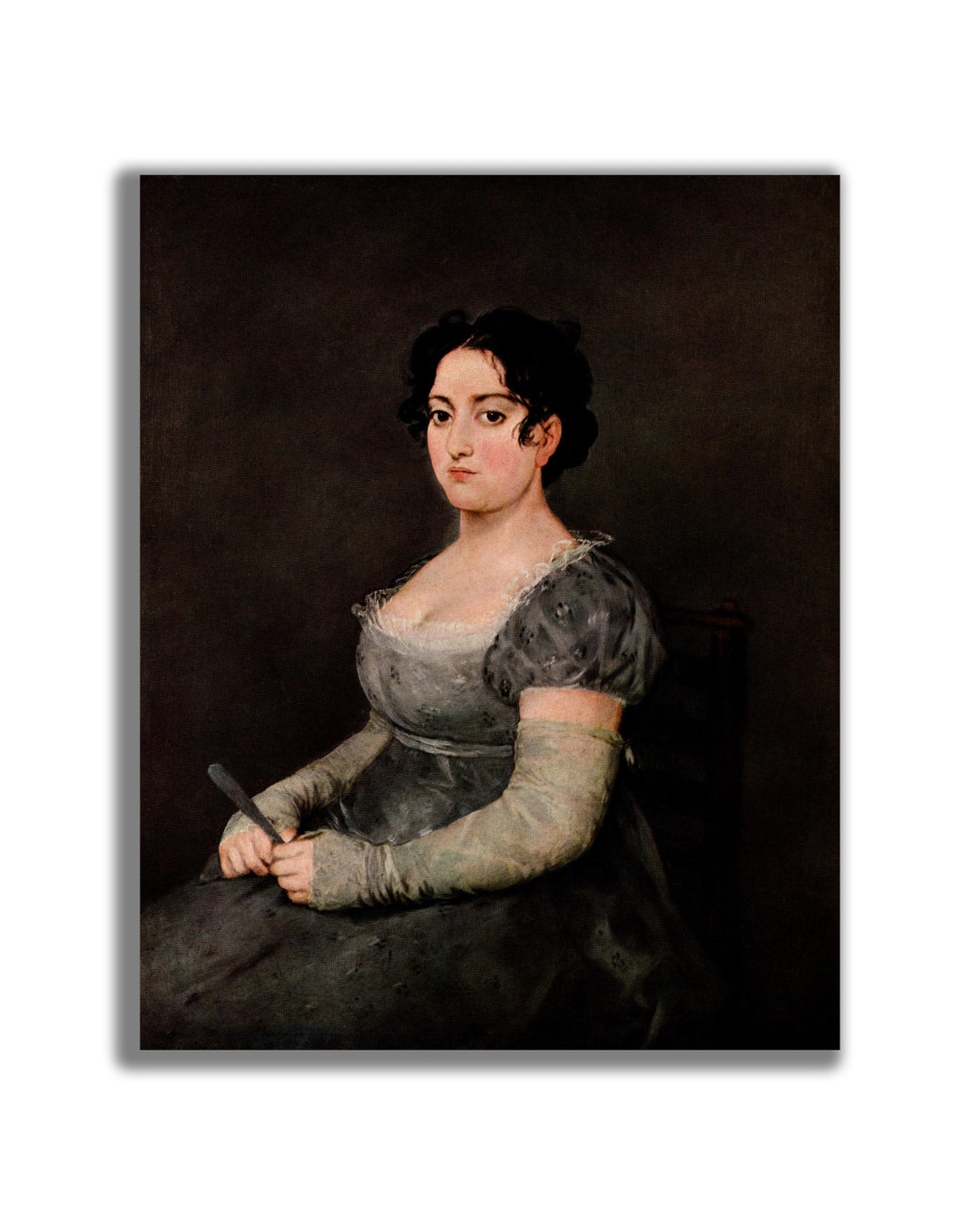 Goya Art women in Grey Print Fine Art Hangable - Etsy