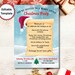 Christmas Invitation Editable Kids' Christmas Party Santa Hat Invite ...