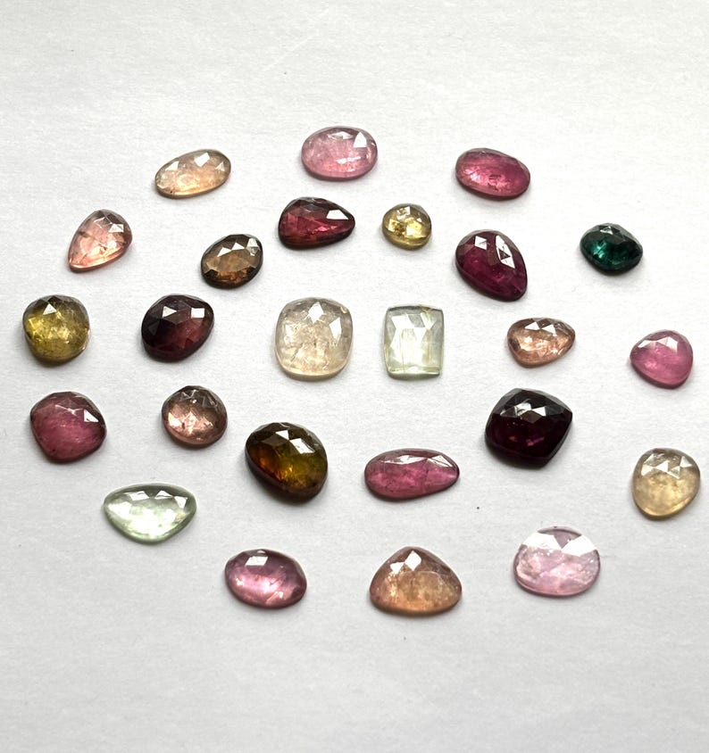Multi-color Tourmaline Gemstone Set – 25 Pieces - Etsy
