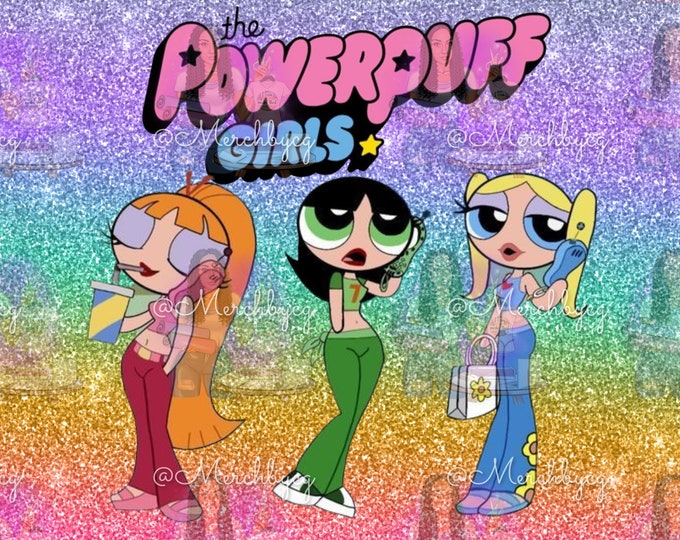 Powerpuff Sublimation, the Powerpuff Girls Tumbler, Powerpuff Digital ...