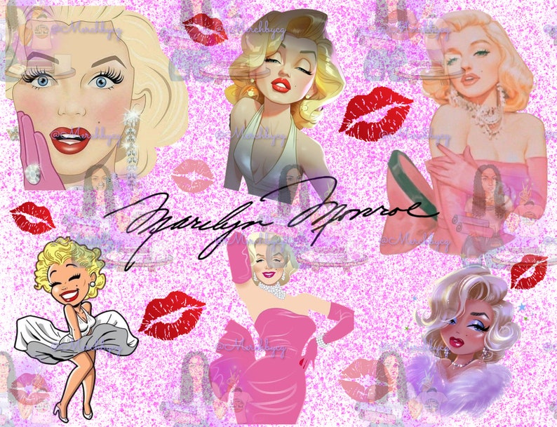 Marylin Monroe PNG DIGITAL Sublimation Tumbler Wrap - Etsy