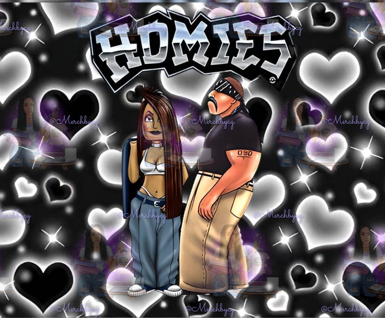 Lil Homies Oso & Right Eye 2000s Crew PNG DIGITAL Sublimation Tumbler ...