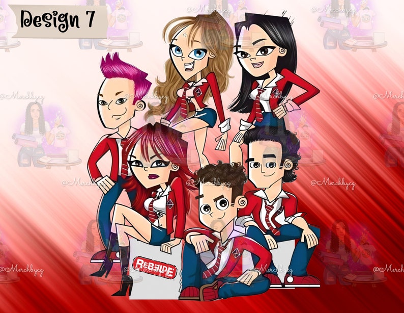 8 Different DIGITAL RBD Rebelde PNG Sublimation Tumbler Wraps - Etsy