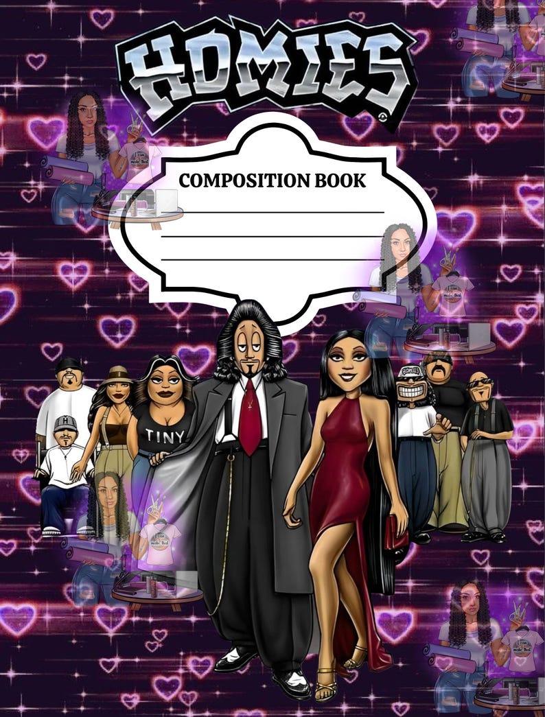 HOMIES Composition Notebook File Png Digital Download Instant Download ...