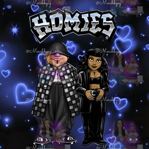 Lil Homies 2000s Couple PNG DIGITAL Sublimation Tumbler WRAP - Etsy