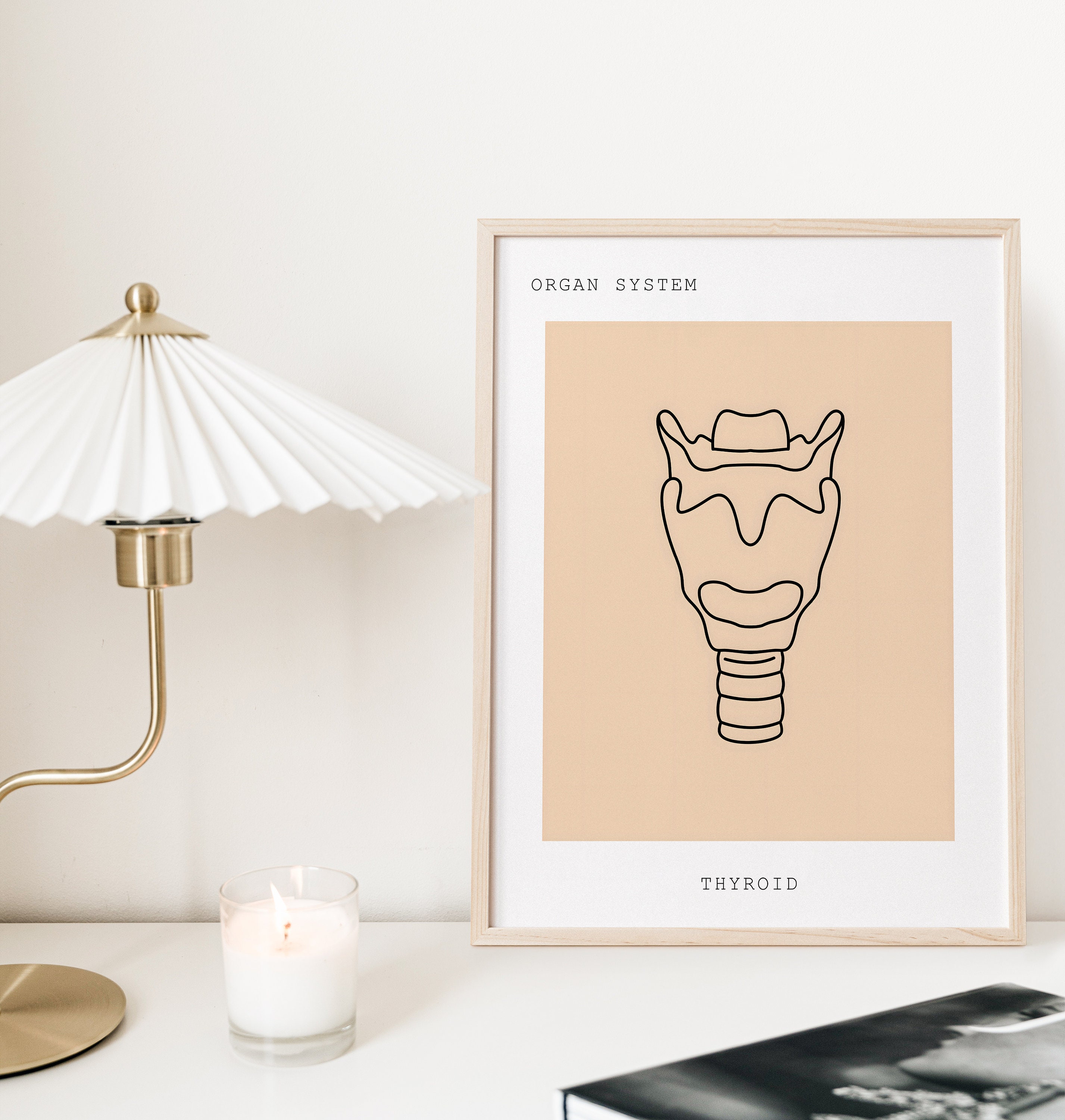Thyroid Anatomy, Anatomy,anatomy Wall Art, Anatomy Line Art, Medical ...