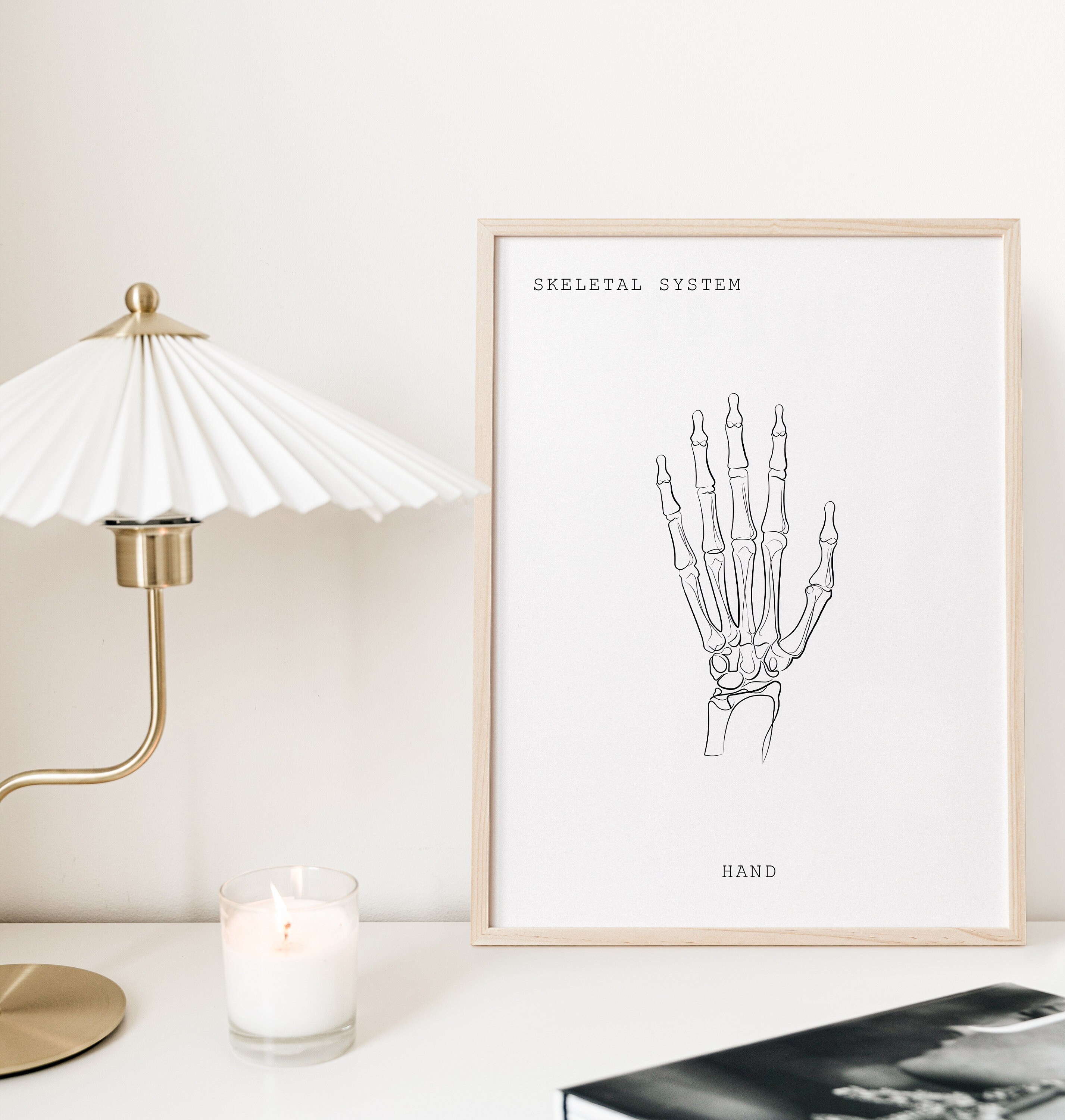Hand Anatomy, Anatomy, Anatomy Printable, Anatomy Line Art, Medical Art ...