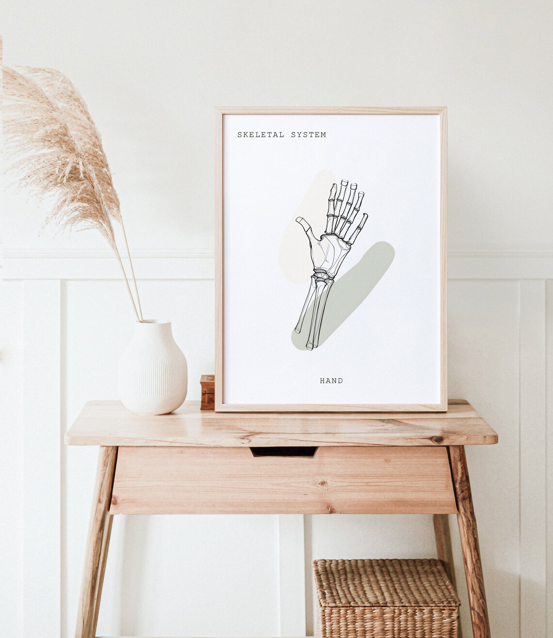 Hand Anatomy, Anatomy Printable, Anatomy Line Art, Medical Art, Clinic ...