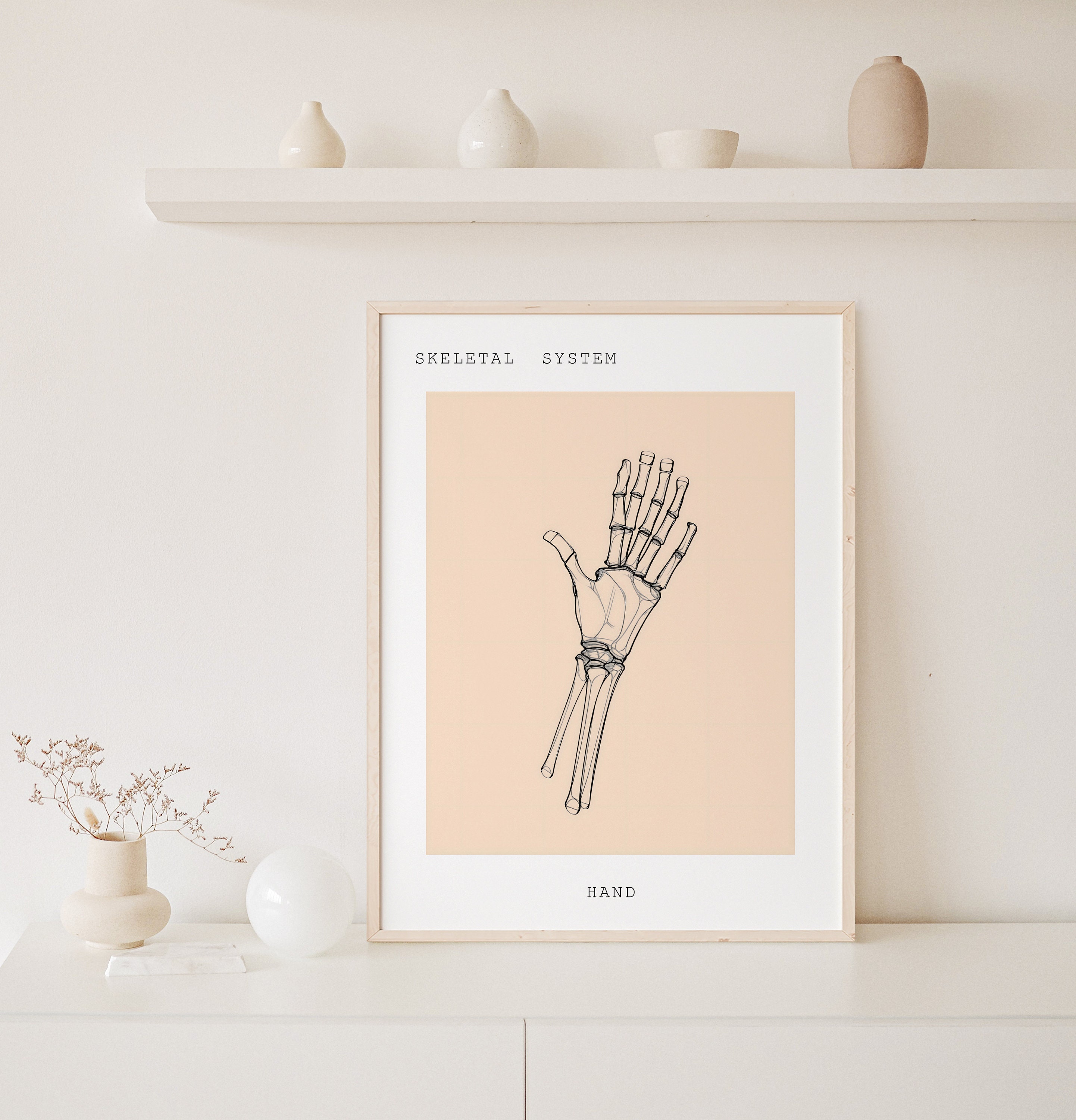 Hand Anatomy, Anatomy, Anatomy Printable, Anatomy Line Art, Medical Art ...