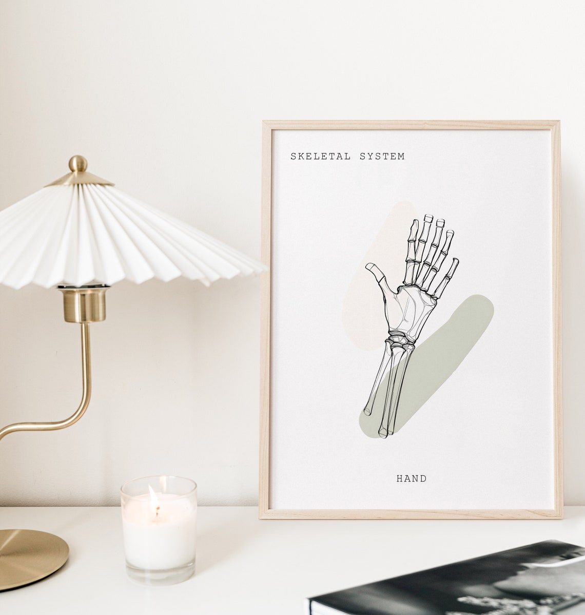 Hand Anatomy, Anatomy Printable, Anatomy Line Art, Medical Art, Clinic ...