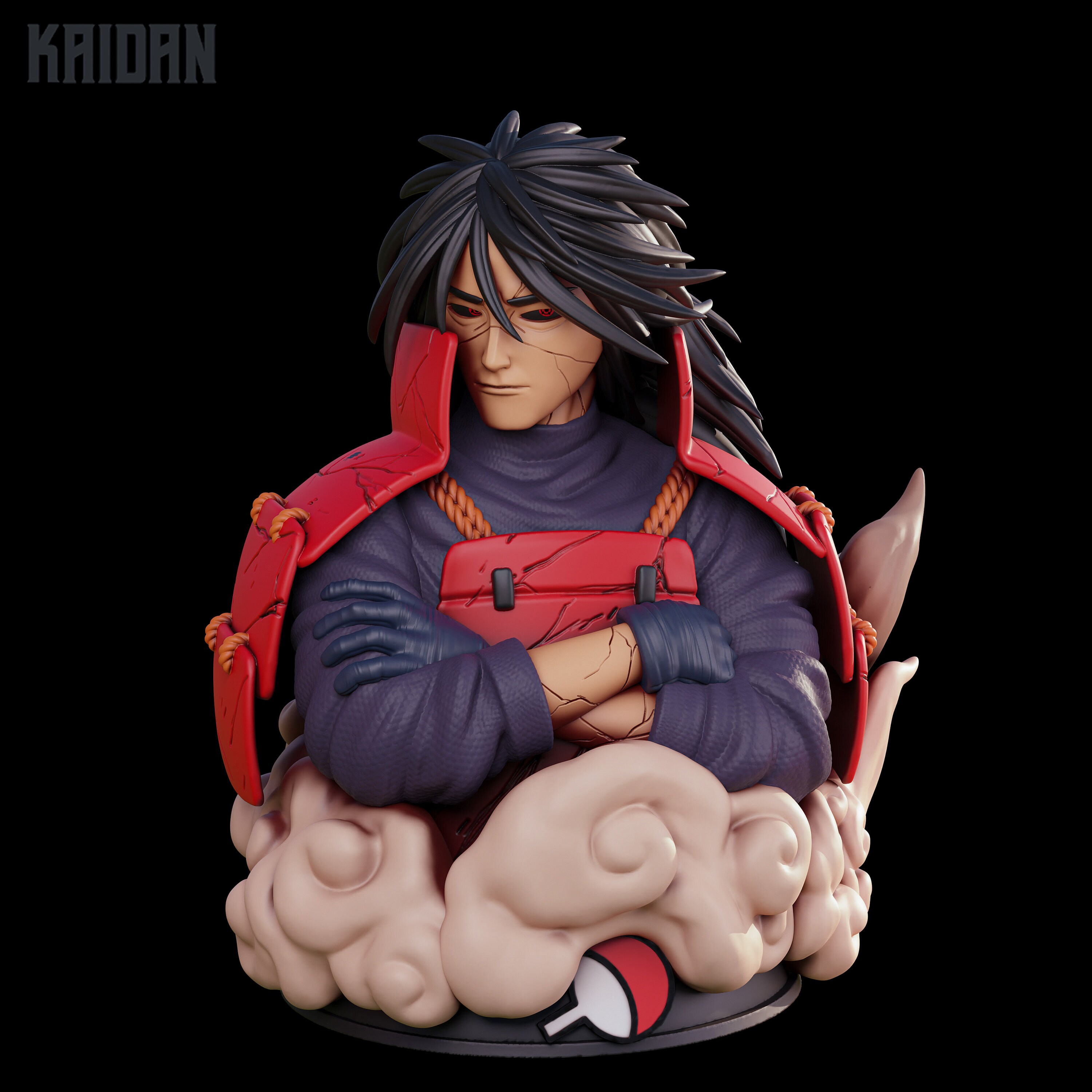 Madara Uchiha Bust 3D Model Naruto Unpainted Resin Figure 3D Printed ...