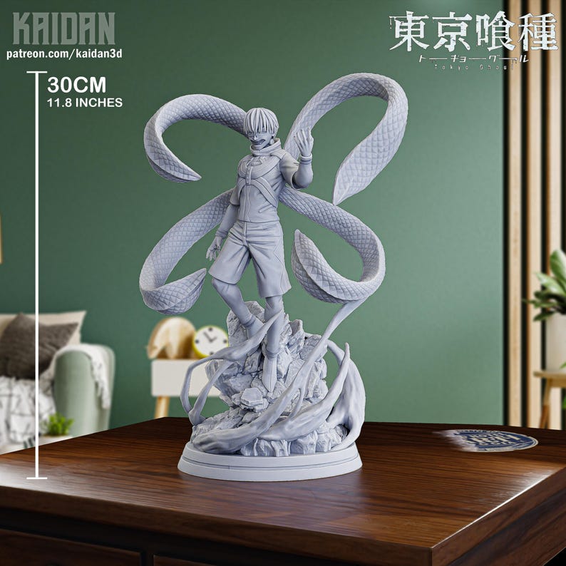 Kaneki Ken Tokyo Ghoul Figure – Resin 3D Printed Model – DIY Garage Kit ...