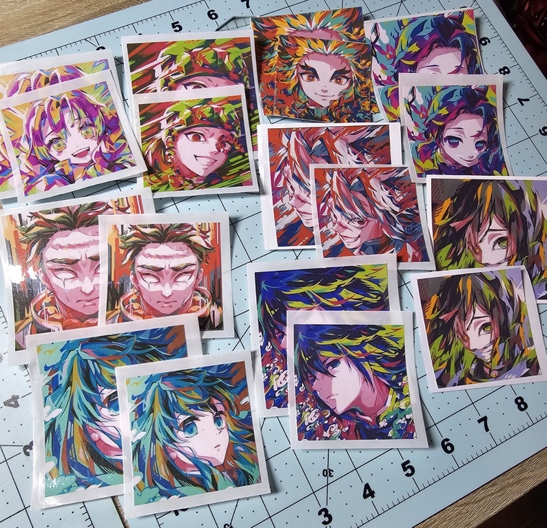 Hashira Stickers - Demon Slayer Anime - Etsy