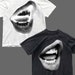 Vampire Teeth Tshirt Y2K Vintage Black and White Opium Vamp - Etsy
