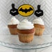 Batman Cupcake Topper-boys Supper Hero Birthday - Etsy