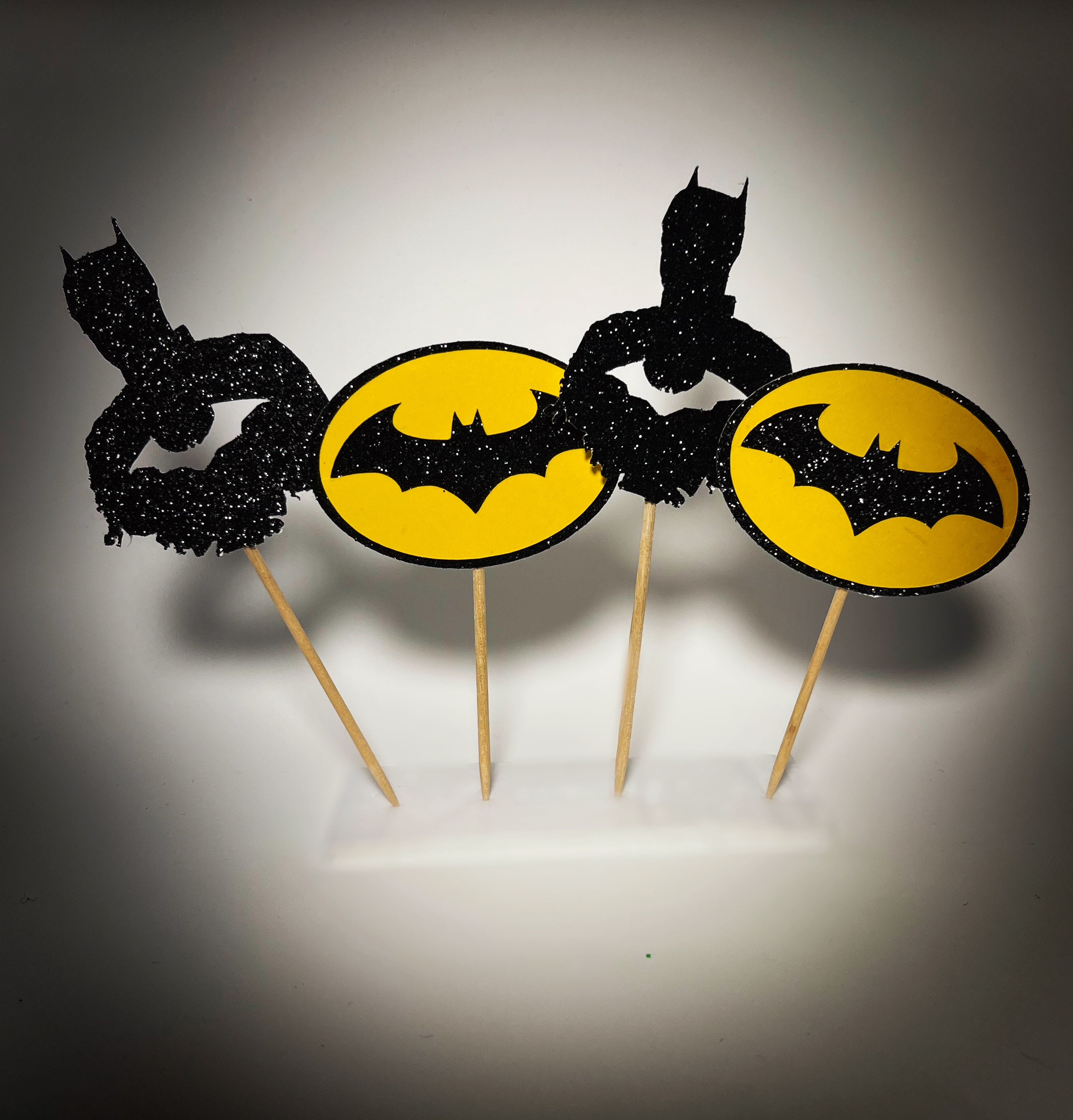 Batman Cupcake Topper-boys Supper Hero Birthday - Etsy