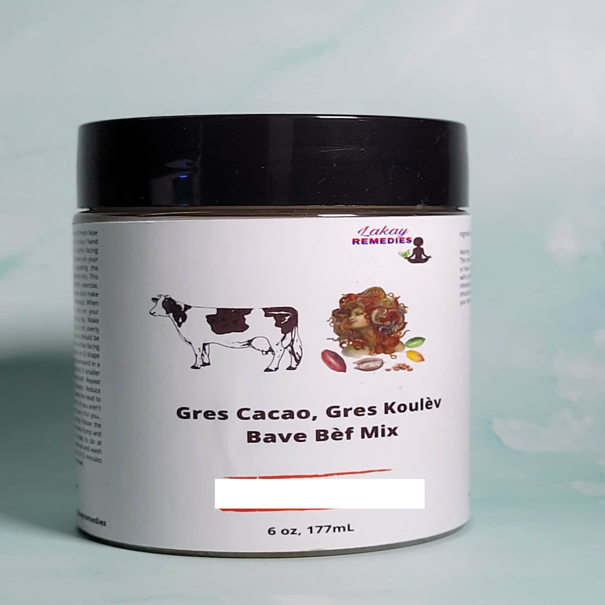 Haitian Natural Gres Cacao, Gres Koulèv, Bave Bef Mix - Etsy