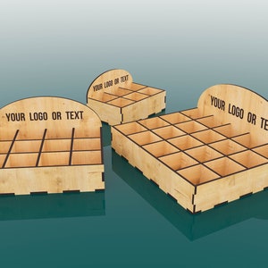 Laser Cut 3 Size Slotted Box Svg Files, Jewelry - Multipurpose Box ...