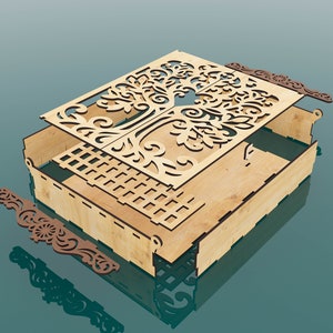 Laser Cut Key Cabinet Svg Files, Key Holder Files, Vector Files for ...