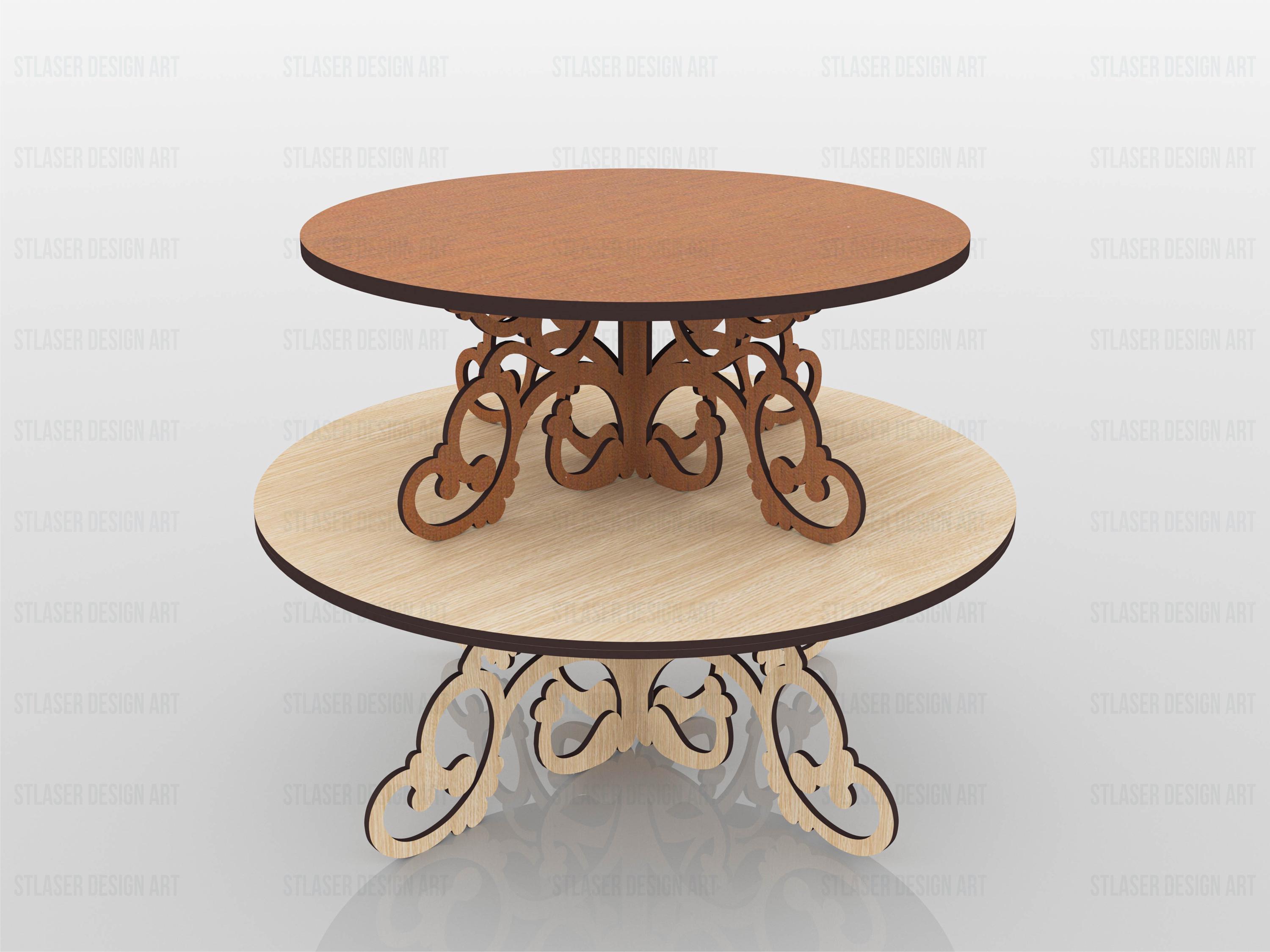 Laser Cut Cake Stand Svg Files, Vector Files for Wood Laser Cutting - Etsy
