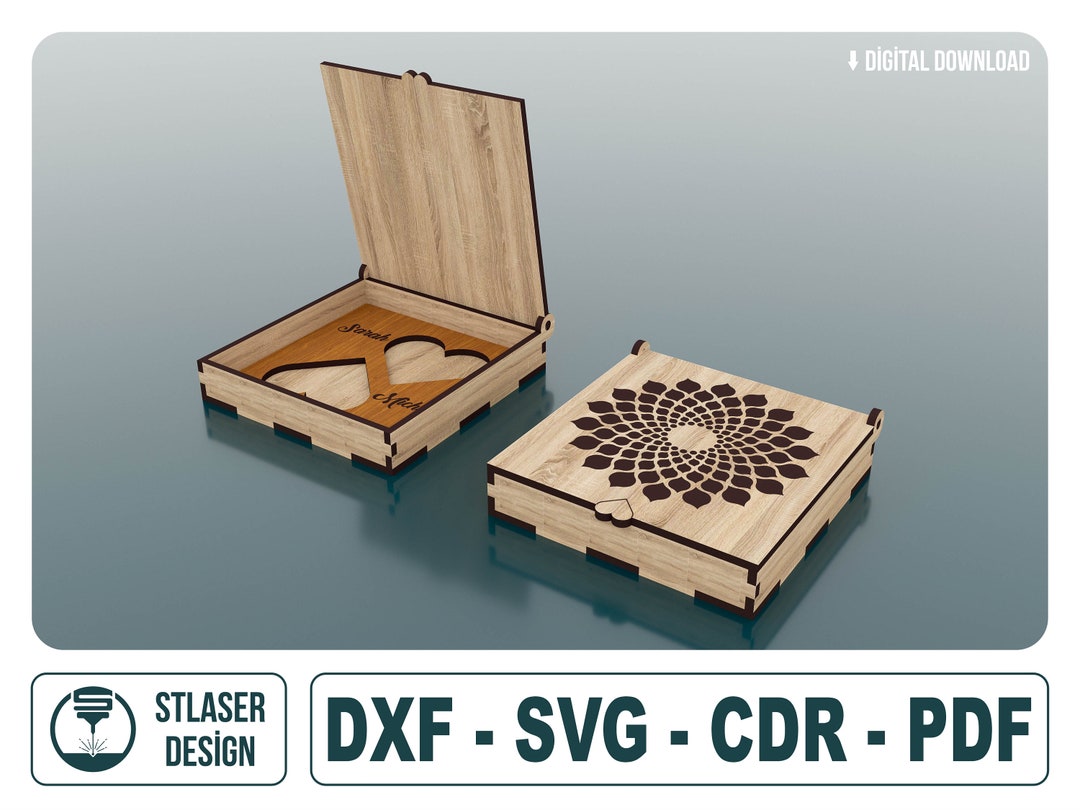 Laser Cut Ring Box Wooden Gift Box Laser Cut Laser Cut - Etsy