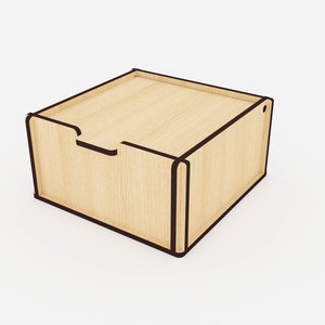 Two Different Boxes, Laser Cut Wooden Box With Lid, Vector Files for ...