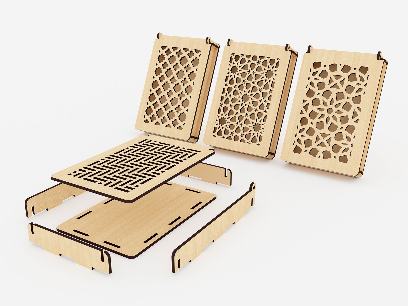 Decorative Wooden Gift Box Laser Cut Laser Cut Wooden Box - Etsy