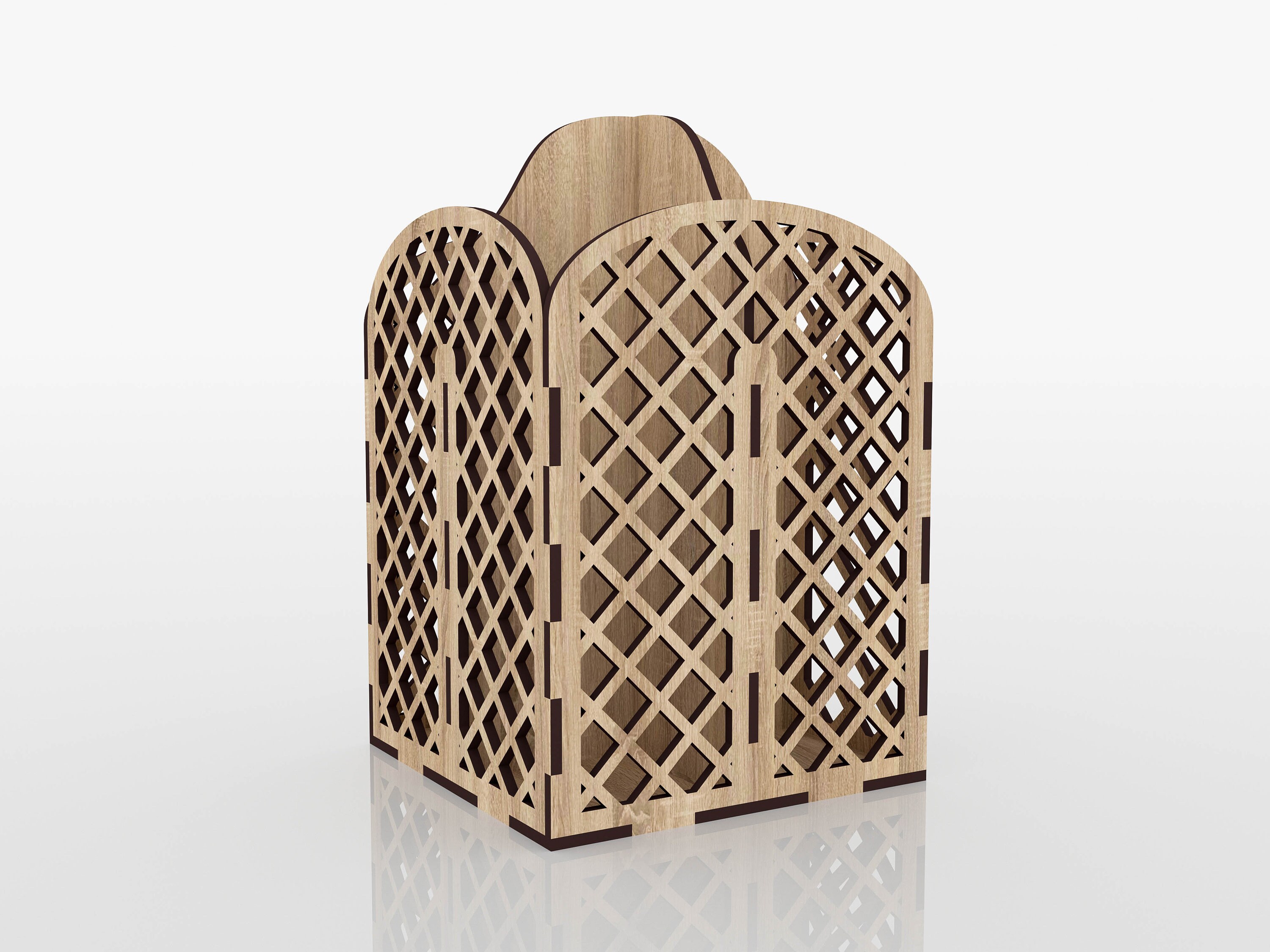 Laser Cut Pencil Holder Svg Files Vector Files for Wood Laser - Etsy ...