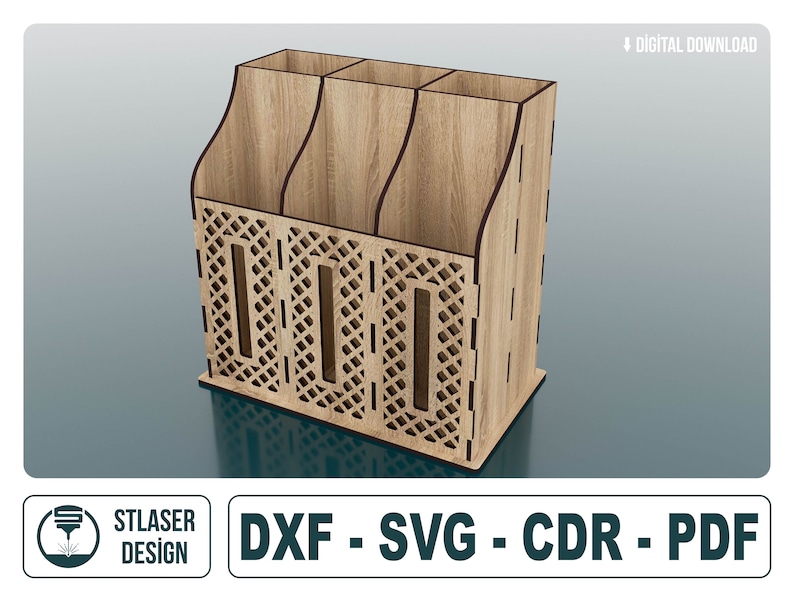 Laser Cut Multipurpose Box Remote Control Box Svg Files - Etsy