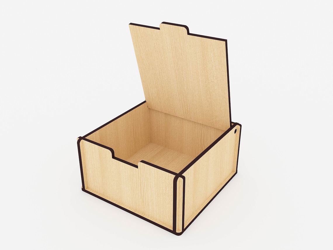 Two Different Boxes Laser Cut Wooden Box With Lid Vector - Etsy