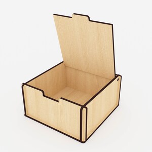 Two Different Boxes, Laser Cut Wooden Box With Lid, Vector Files for ...