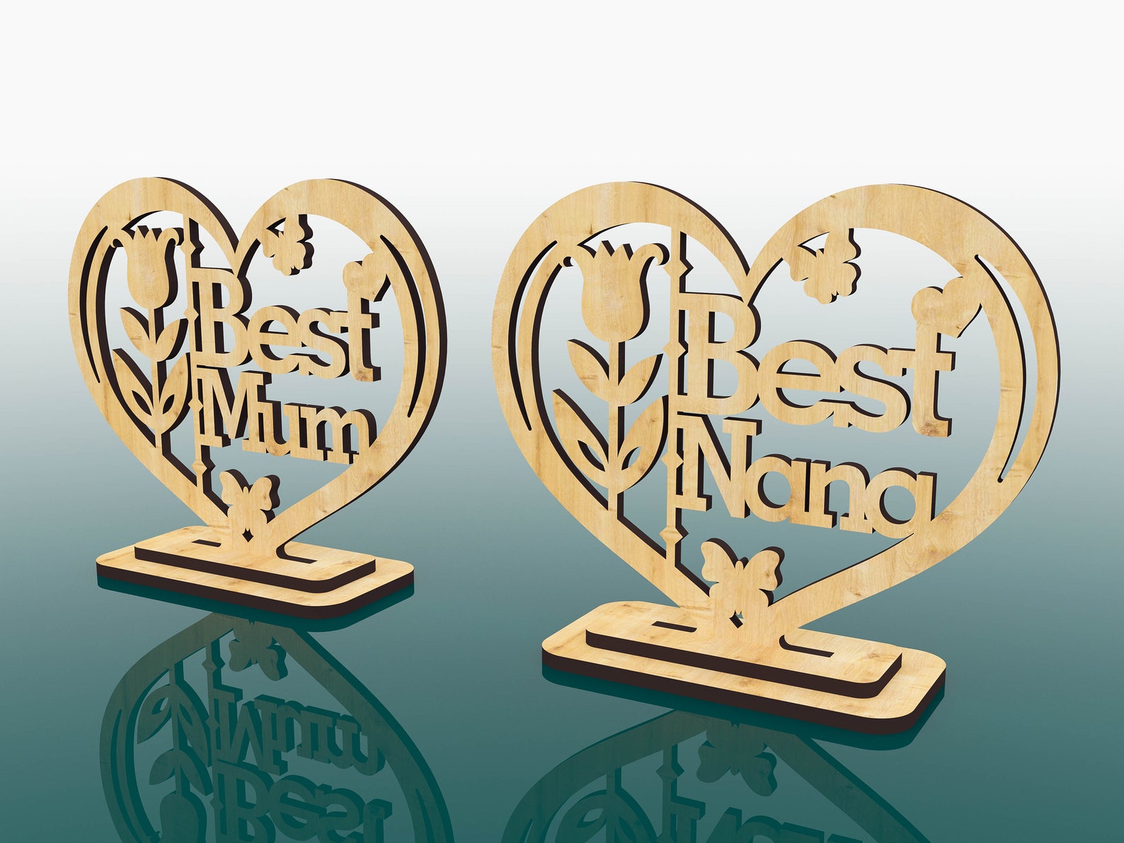 Best Mom Heart Laser Cut Svg Files, Vector Files for Wood Laser Cutting ...
