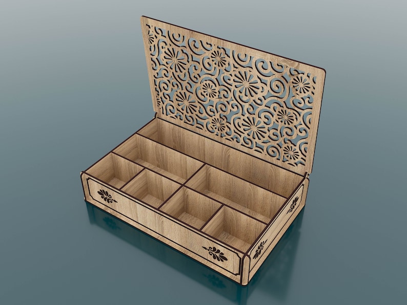 Laser Cut Jewelry Box Svg Files Wooden Gift Box Files - Etsy