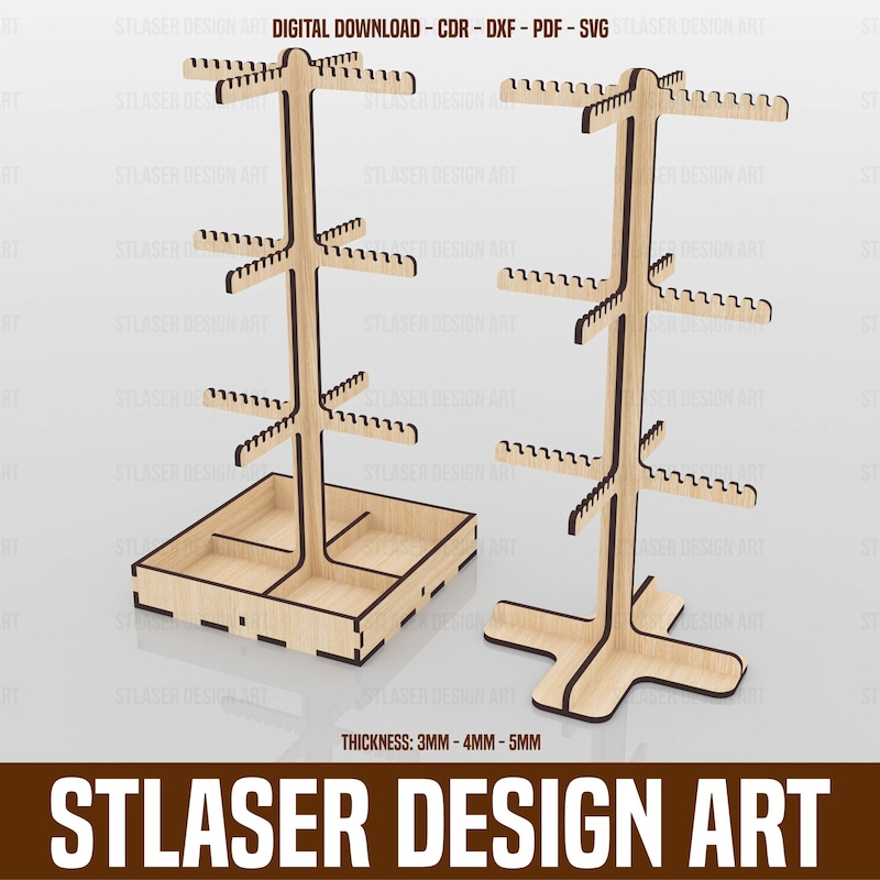 Keychain Display Stand Laser Cut - Etsy