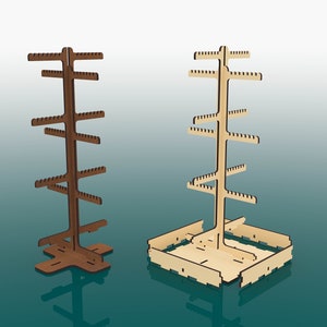 Keychain Display Stand Laser Cut Svg Files, Vector Files for Wood Laser ...