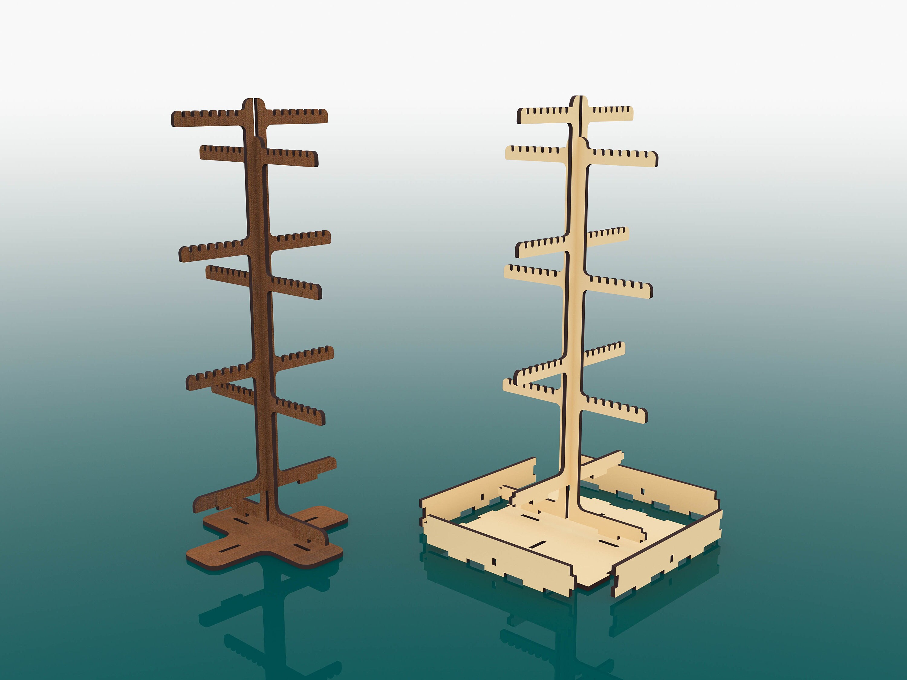 Buy Keychain Display Stand Laser Cut Svg Files Vector Files for Online ...