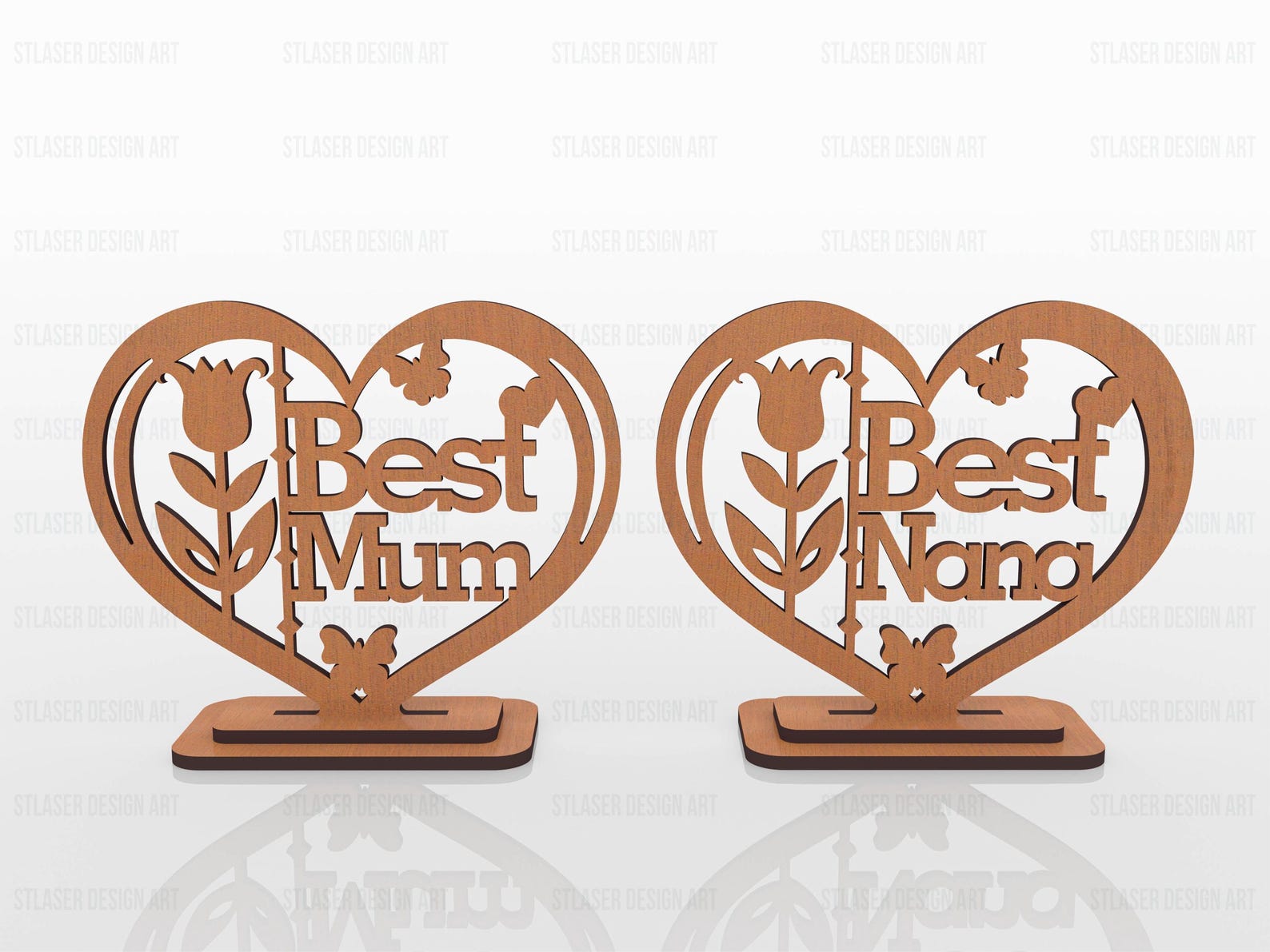 Best Mom Heart Laser Cut Svg Files, Vector Files for Wood Laser Cutting ...