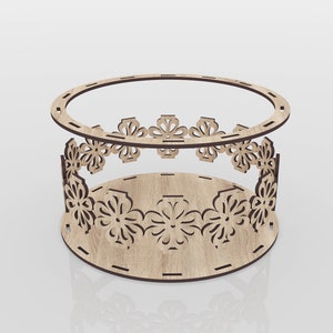 Decorative Round Box Svg Files, Vector Files for Wood Laser Cutting - Etsy