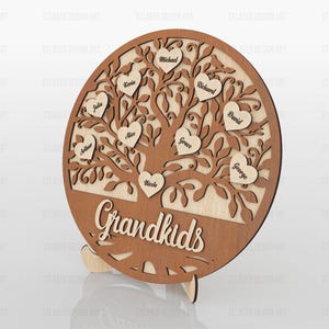 Family Tree Laser Cut Svg Files, Vector Files for Wood Laser Cutting - Etsy