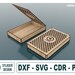 Decorative Jewelry Gift Box Svg Files, Vector Files for Wood Laser ...