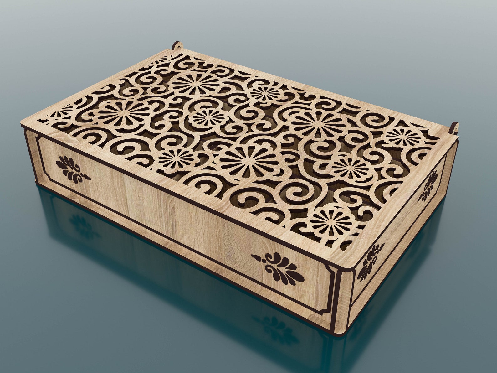 Laser Cut Jewelry Box Svg Files Wooden Gift Box Files - Etsy