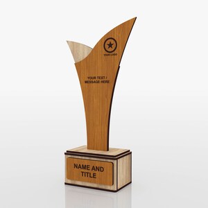 Award Trophy Laser Cut Files, Wood Award Svg Files, Vector Files for ...