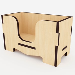 Wooden Laser Cut Business Card Holder, Vector Files for Wood Laser ...