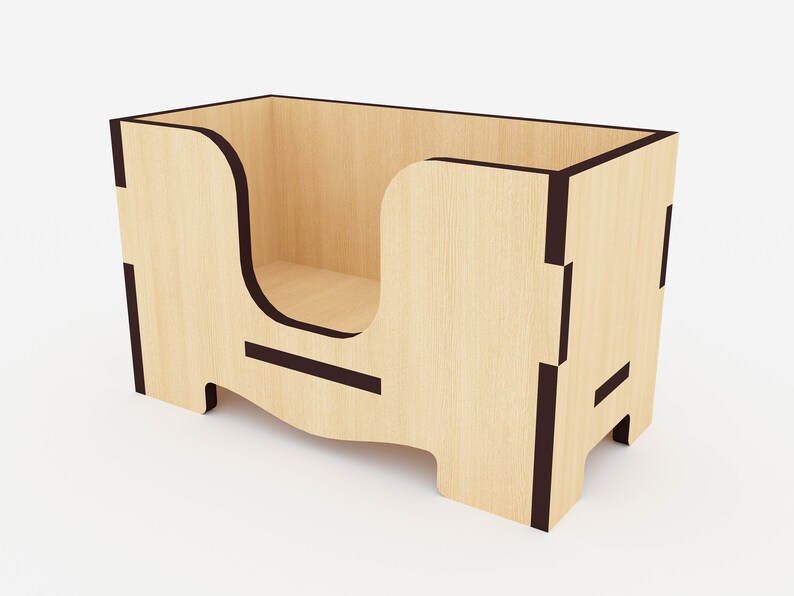 Wooden Laser Cut Business Card Holder Vector Files for Wood - Etsy