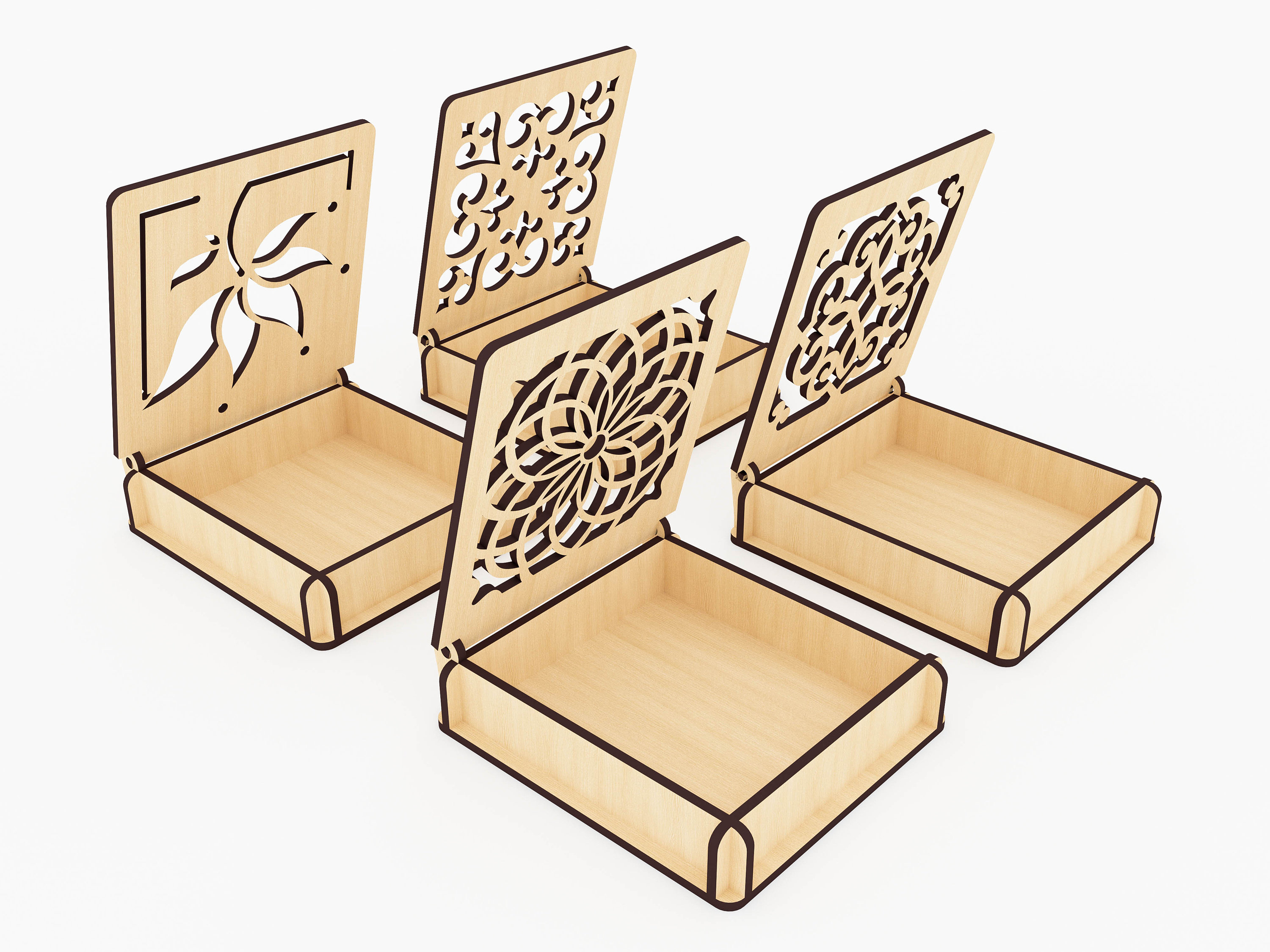 Laser Cut Decorative Wooden Gift Box Laser Cut Wooden Box - Etsy