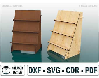 Business Card Holder Laser Cut Svg Files Vector Files for - Etsy