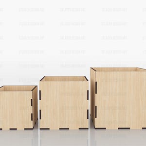 Laser Cut Storage Box Files, Laser Cut Wooden Box, Vector Files for ...
