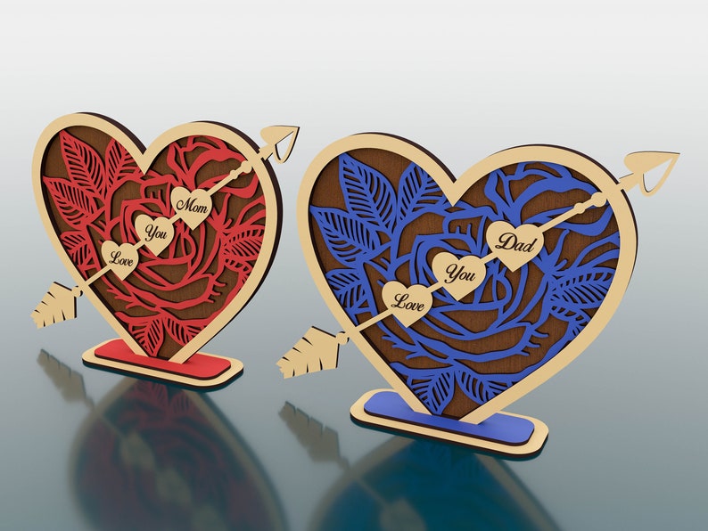 Decorative Heart Laser Cut Svg Files Glowforge Cut Files Svg - Etsy